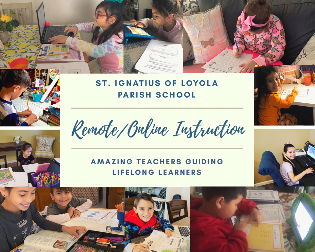 Student Learning Continues | St. Ignatius Catholic School